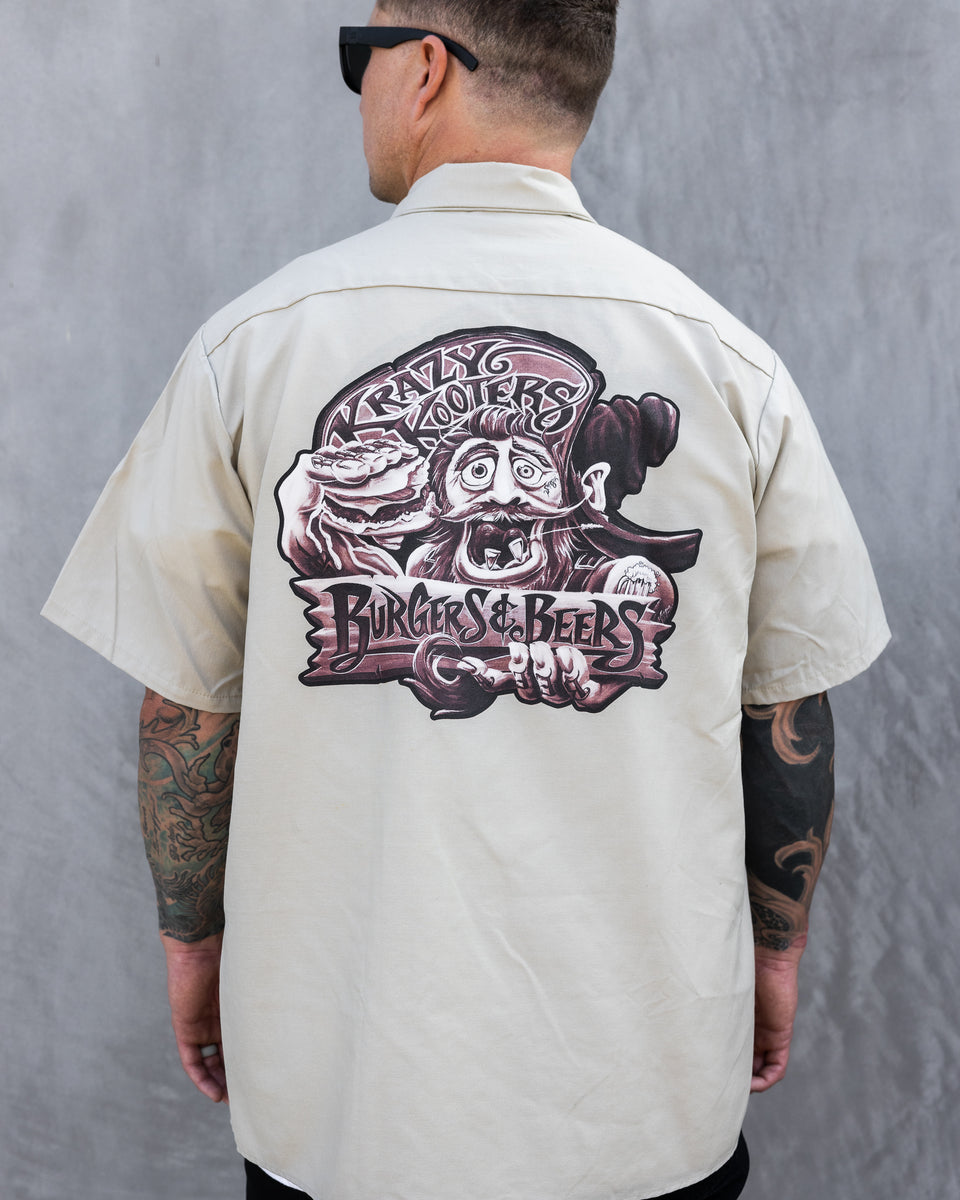 Krazy Kooter Work Shirt in Tan – Sanchos Tacos